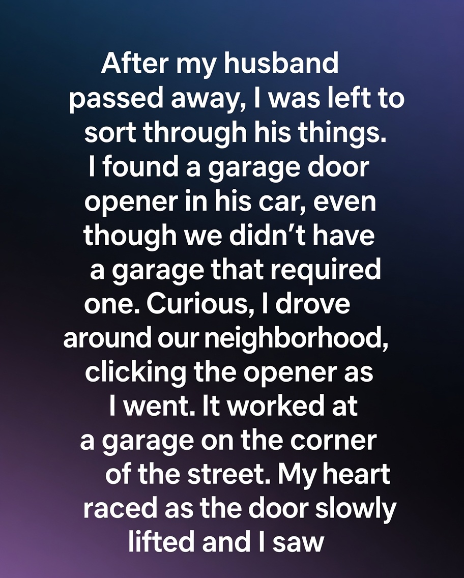 The Secret Garage That Revealed His Kindness.. - My Blog